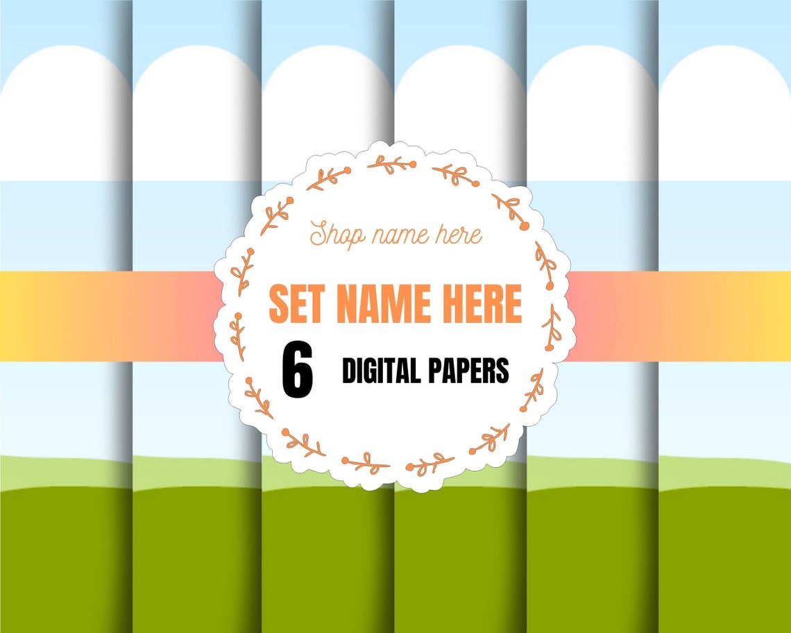 Digital Paper Mockup Bundle of 12 Templates Using Drag and - Etsy