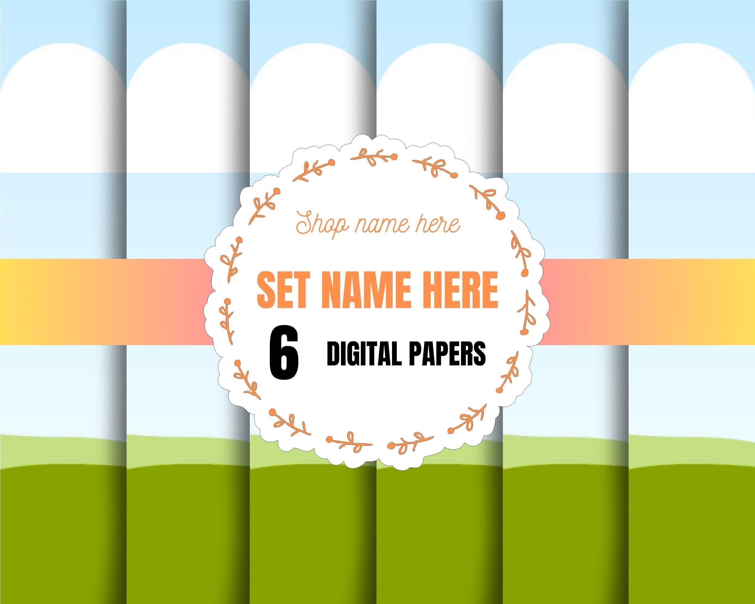 Digital Paper Mockup Bundle of 12 Templates Using Drag and - Etsy