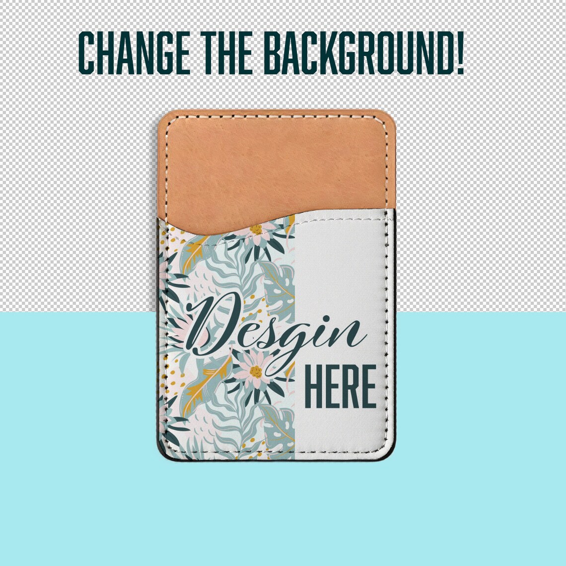 Phone Card Wallet Mockup for Photoshop - Etsy