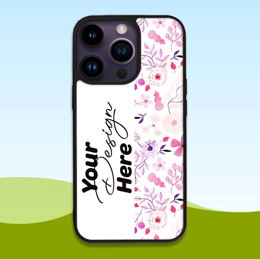 IPhone 15 Pro Max Case Mockup for Canva - Etsy