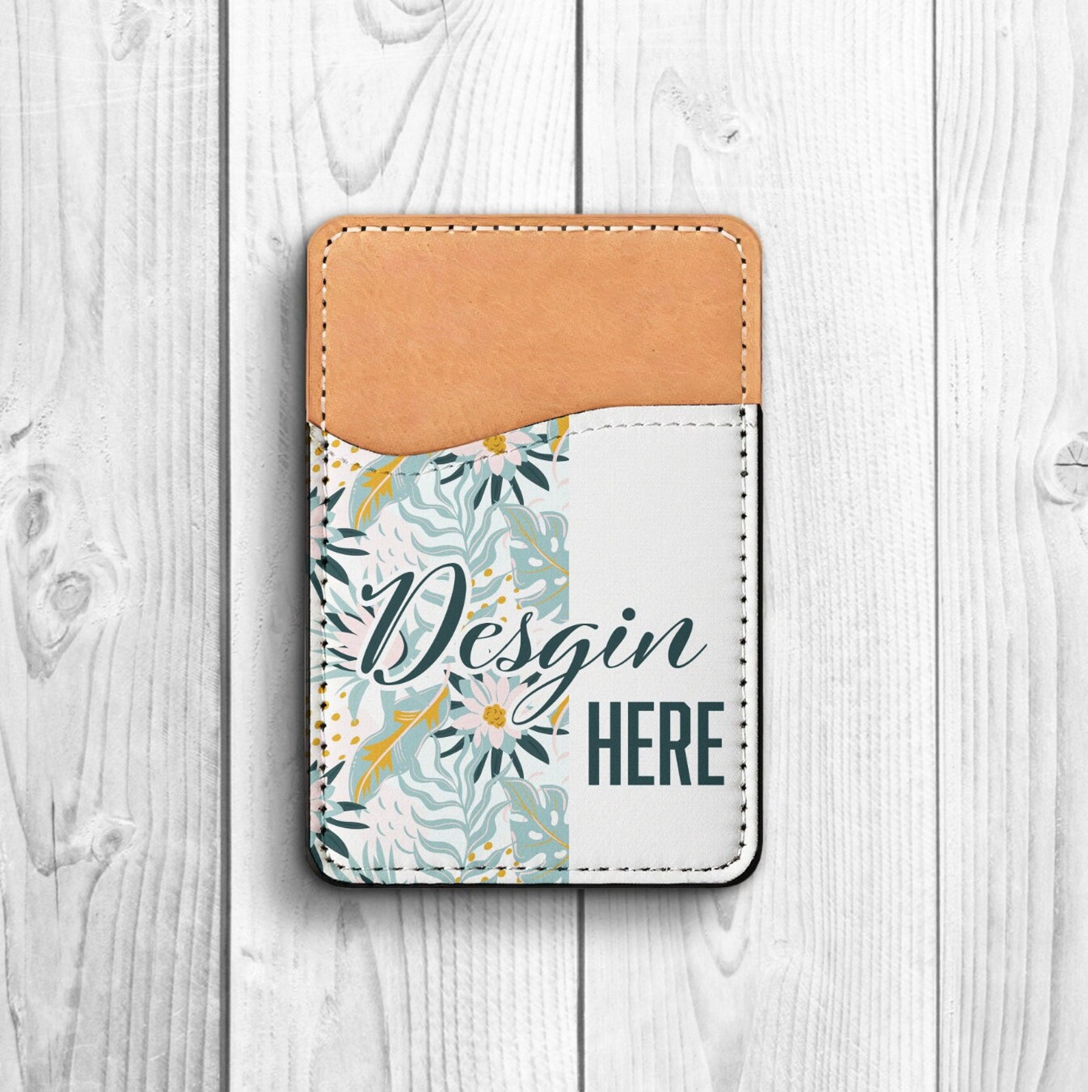 Phone Card Wallet Mockup for Photoshop - Etsy