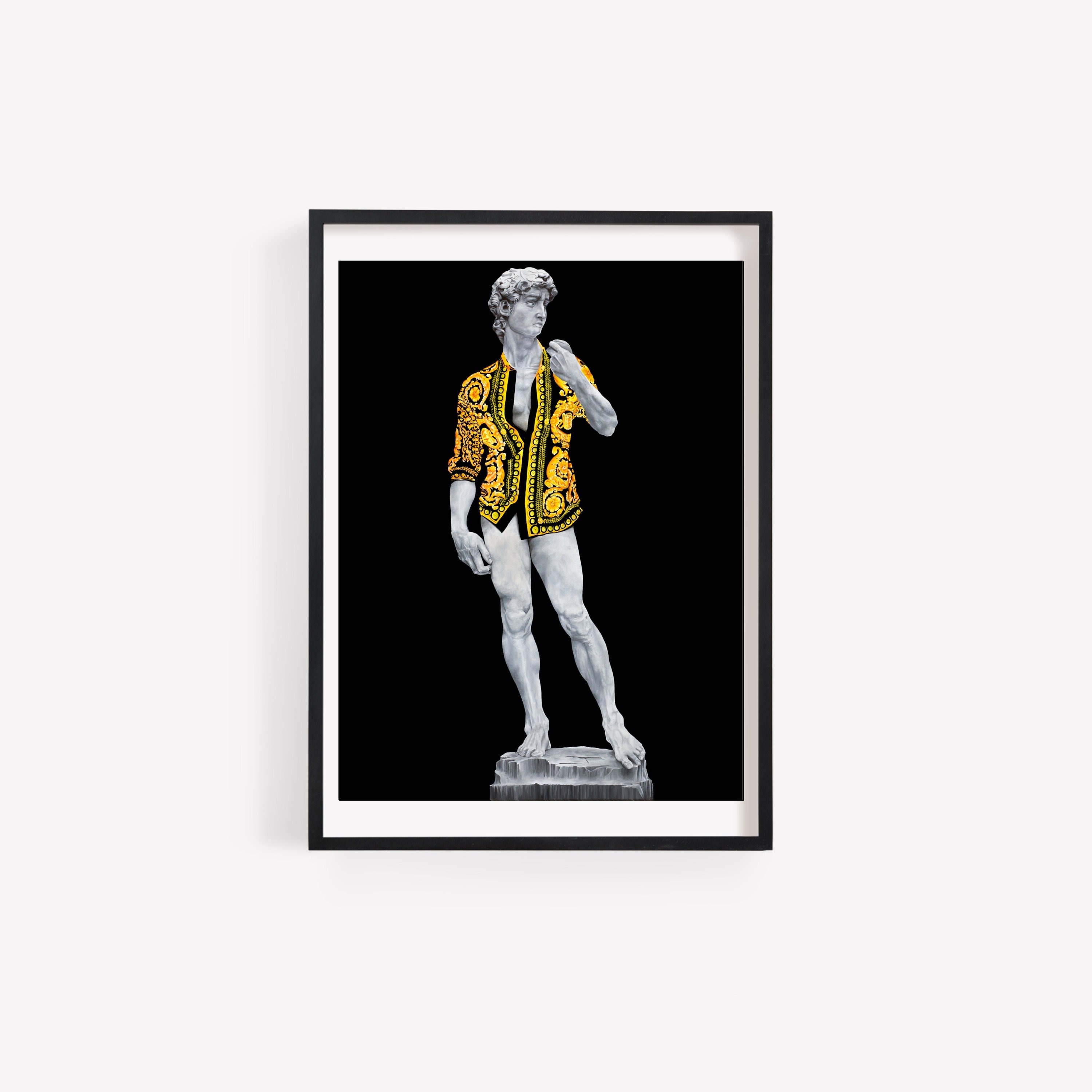 Statue of David X Versace Print | 4x6 8x10 12x16 - Etsy