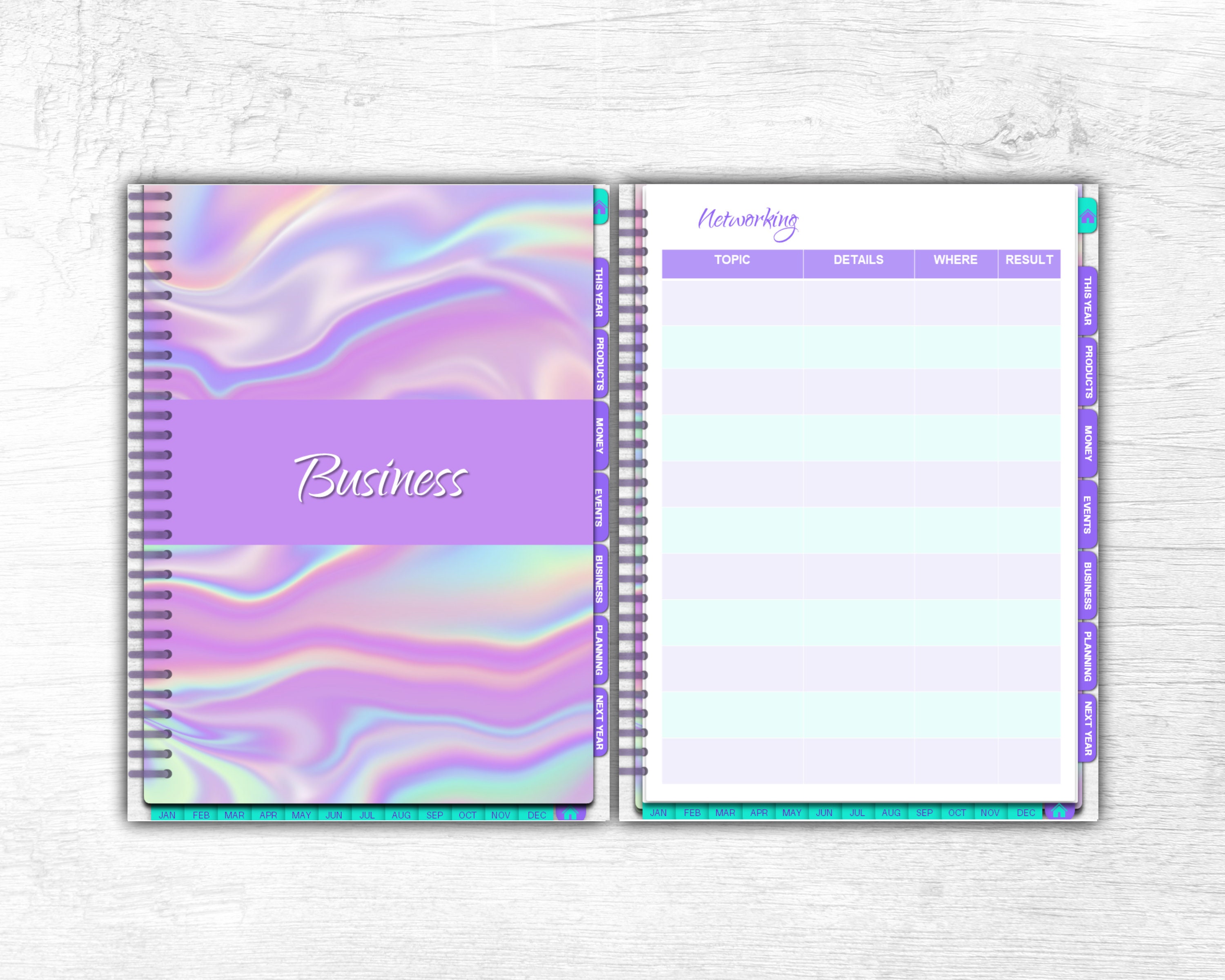 Digital Creative Business Planner, Undated Digital Planner, Goodnotes ...