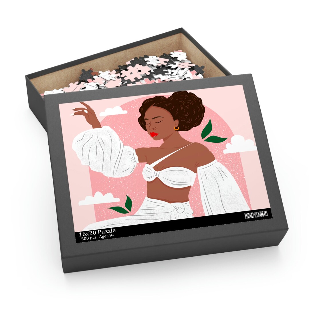 Black Woman Puzzle African American Puzzles Black Girl Puzzle Black ...