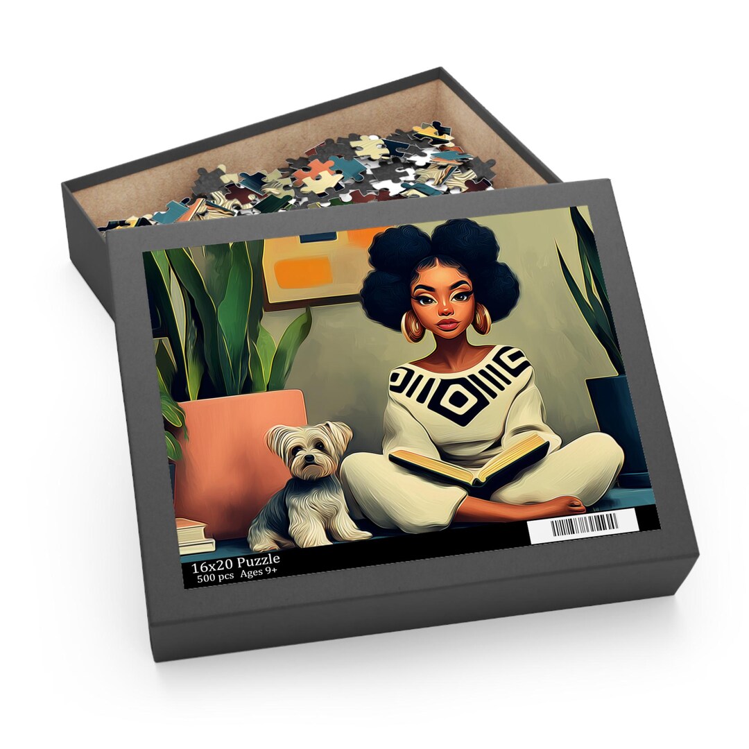 Reading Companion Jigsaw Puzzle | Book Lover Gift | Plant Lover Gift ...