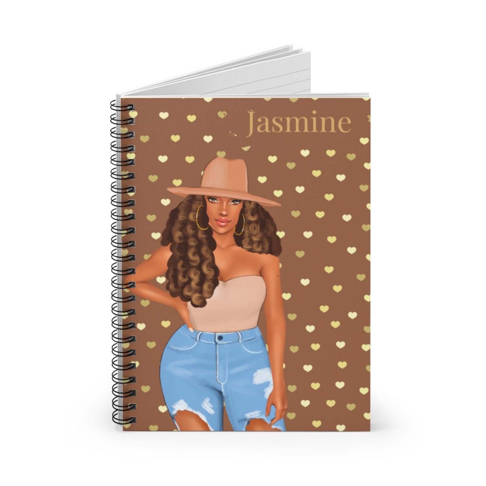 Personalized Notebook African American Spiral Notebook - Etsy