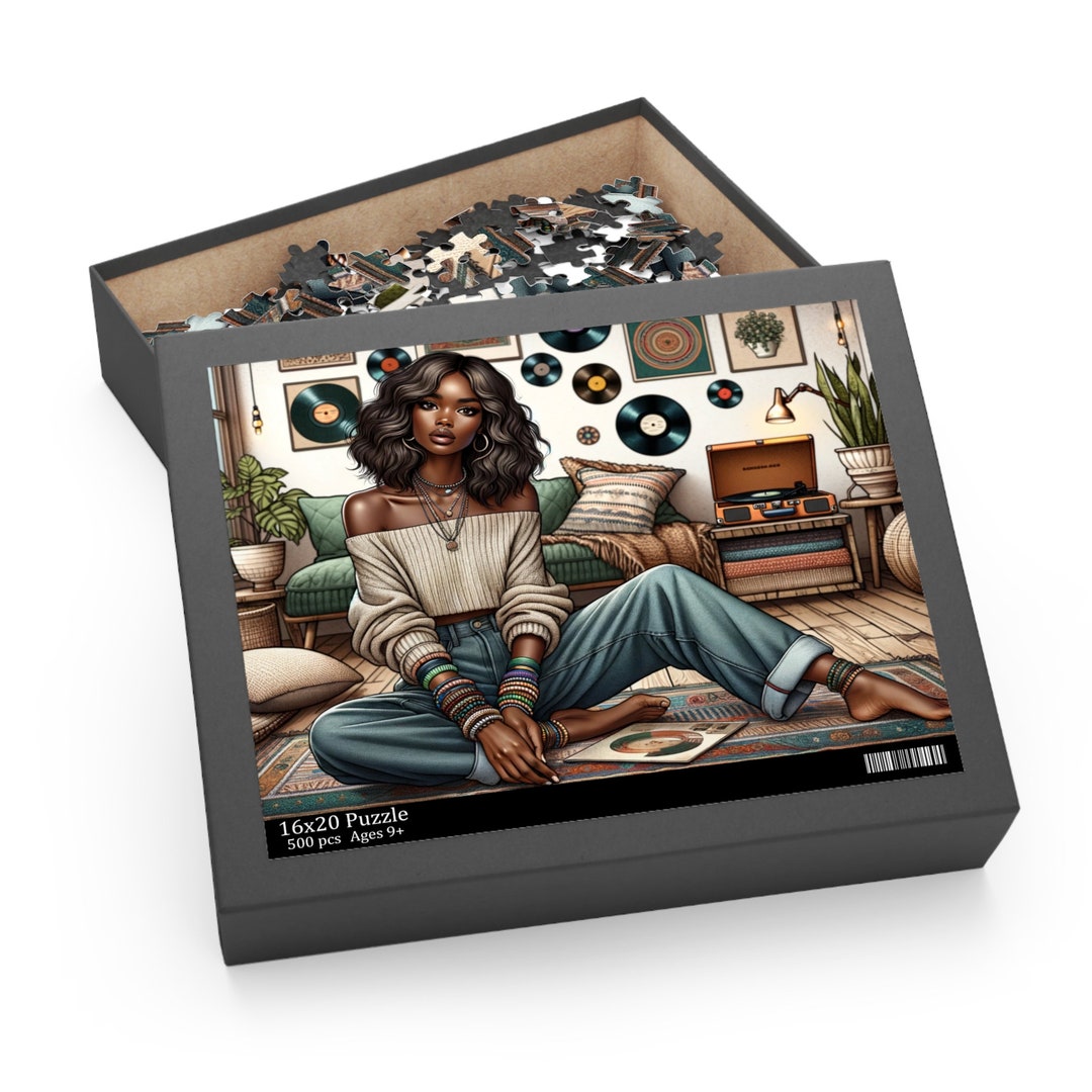 Soulful Vibe Jigsaw Puzzle | African American Puzzles | Black Girl ...