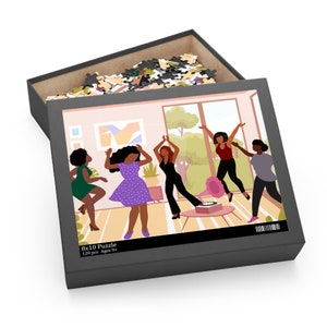 Day Party Puzzle African American Puzzles Black Girl - Etsy