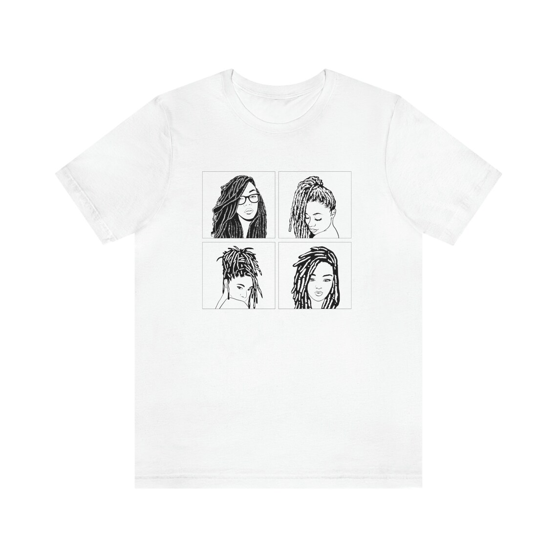 Loc'd Queen Unisex T-shirt | Natural Hair Tee | Black Woman Shirt ...
