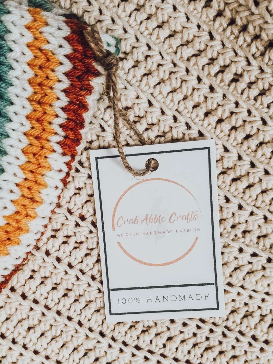 Crochet Labels / Knit Care Labels. EDITABLE and PRINTABLE Make | Etsy