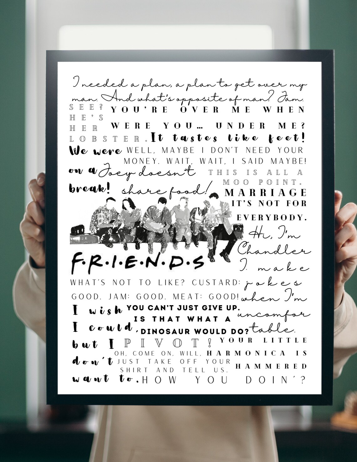 FRIENDS Quotes the Best TV Show of All/compilation of Quotes/friends ...