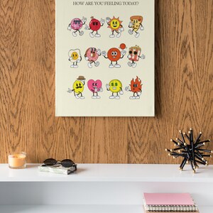 How Are You Feeling Today Poster Emotions Art Prints, Mood and Feelings ...