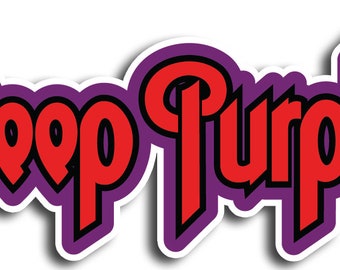 Deep Purple Decal - Etsy