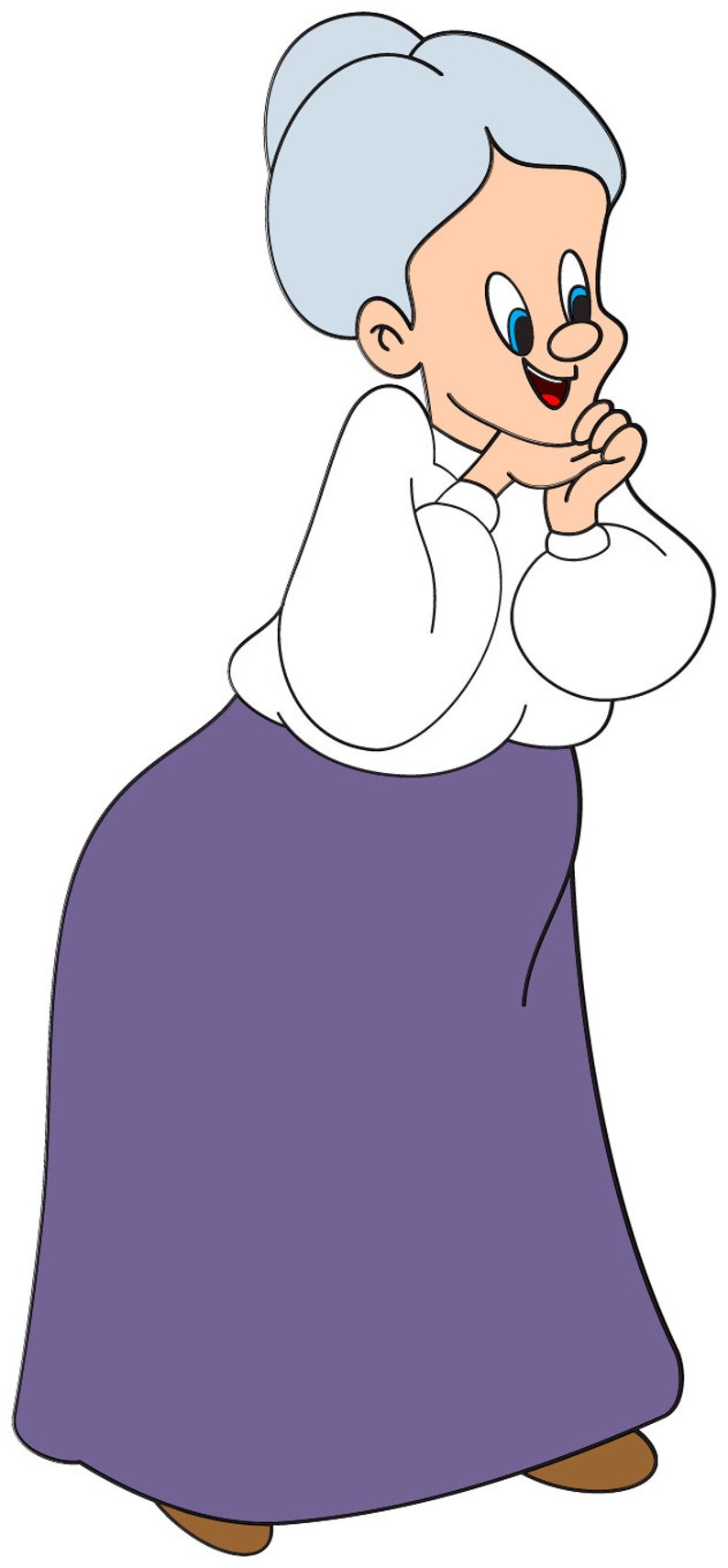 Granny Looney Tunes Sticker / Looney Tunes Grandma Vinyl Decal - Etsy