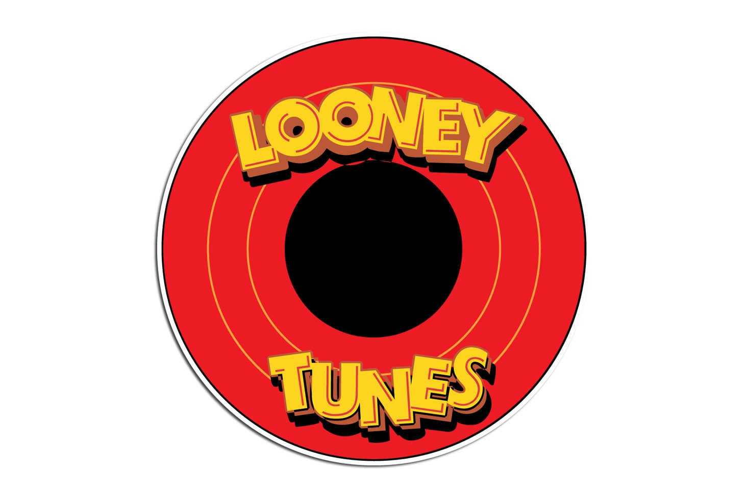 Looney Tunes Logo Sticker/ Looney Tunes Vinyl Decal / 10 Sizes!!!