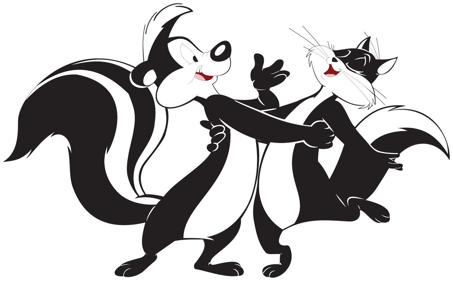 Pepe Le Pew and Penelope Pussycat Cat Sticker / Looney Tunes - Etsy UK