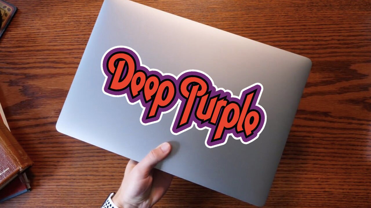 Deep Purple Logo Sticker | Vinyl Decal 10 Sizes!!! Designed & Sold By ...