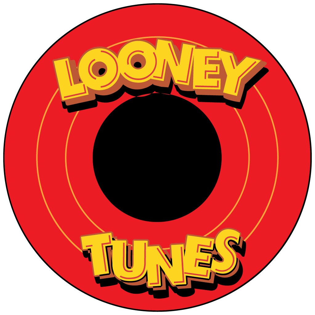 Looney Tunes Logo Sticker/ Looney Tunes Vinyl Decal / 10 Sizes!!!