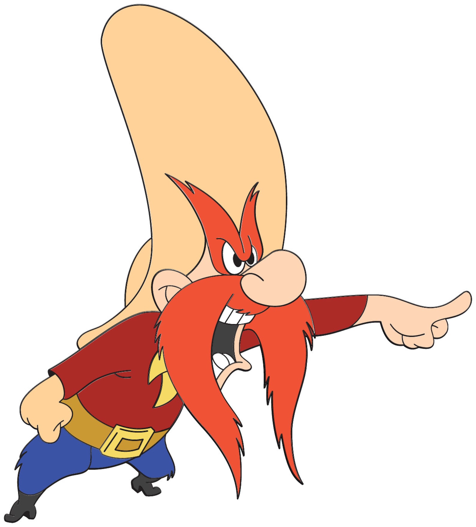 Yosemite Sam Angry Vinyl Decal / Looney Tunes Sticker 10 - Etsy