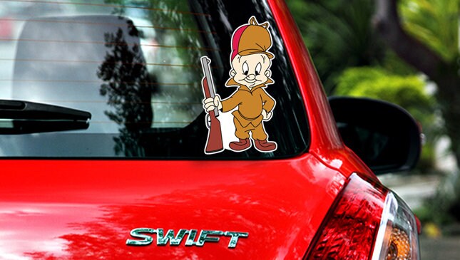 Elmer Fudd Logo Vinyl Decal / Sticker 10 Sizes!!! sold by Amanda ...