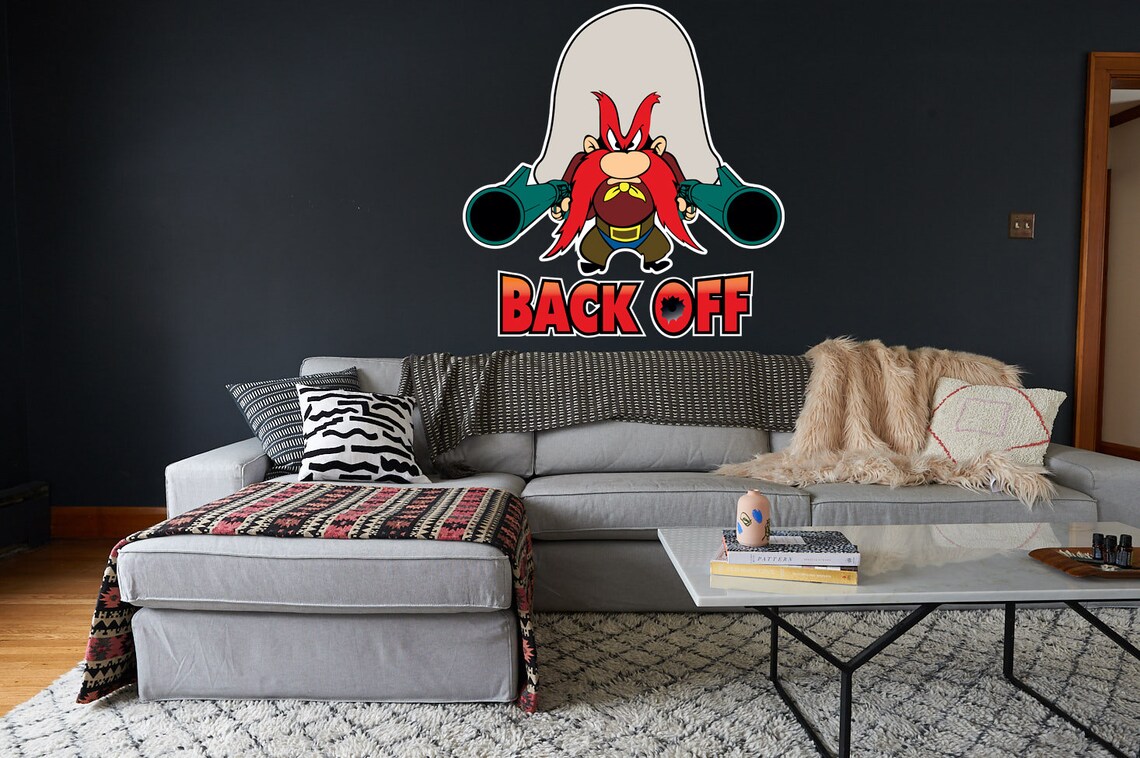 Yosemite Sam Back OFF Vinyl Decal / Sticker 10 Sizes Free - Etsy