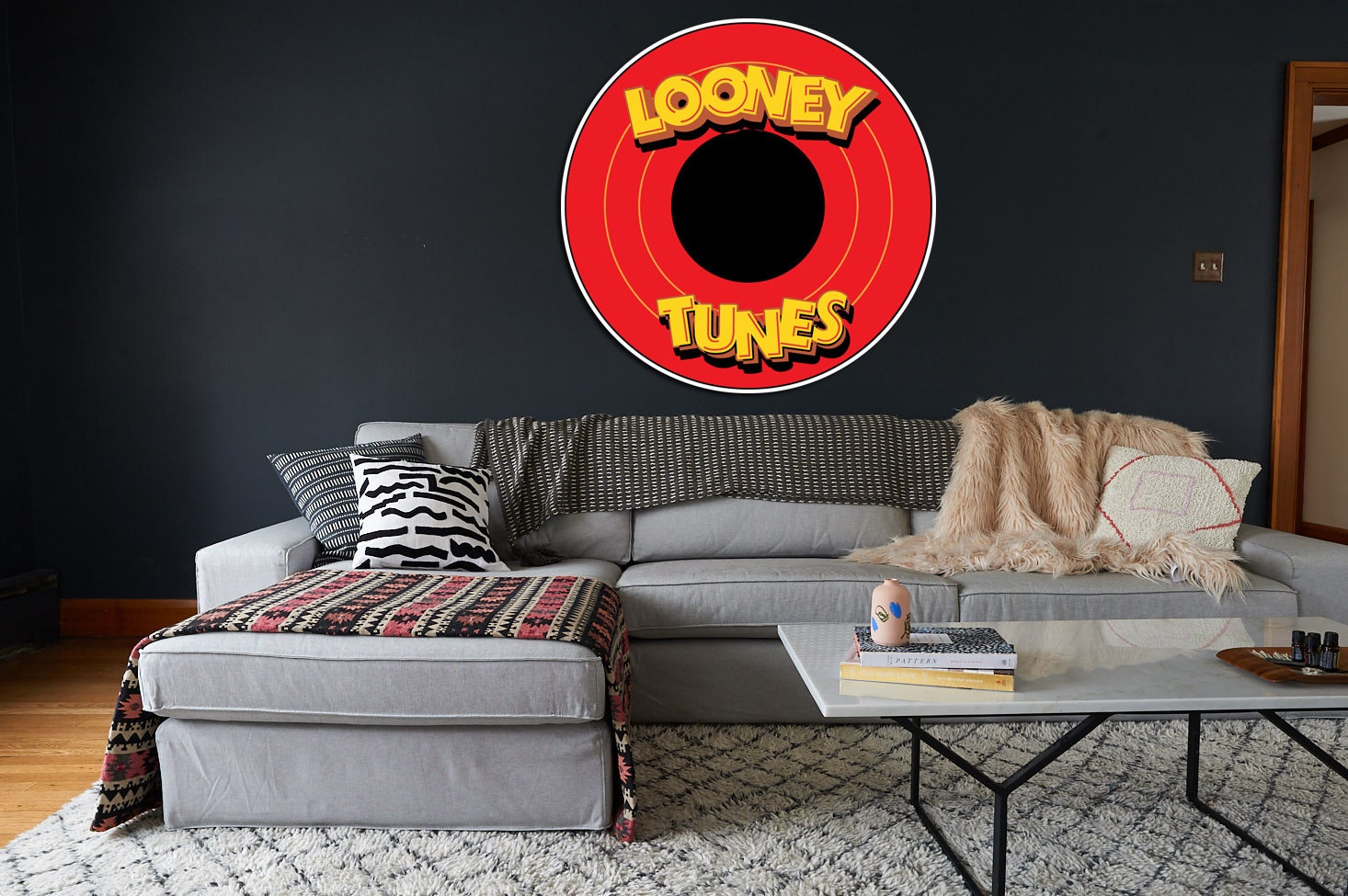 Looney Tunes Logo Sticker/ Looney Tunes Vinyl Decal / 10 Sizes!!!
