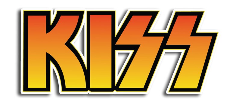 Kiss Logo Sticker Vinyl Decal 10 Sizes | Etsy