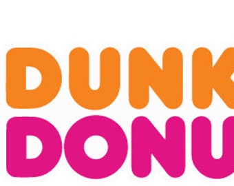 Dunkin Donuts Decal - Etsy