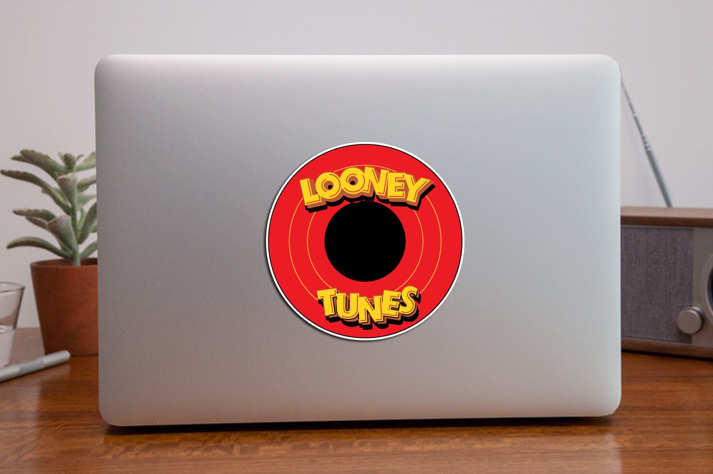 Looney Tunes Logo Sticker/ Looney Tunes Vinyl Decal / 10 Sizes!!!