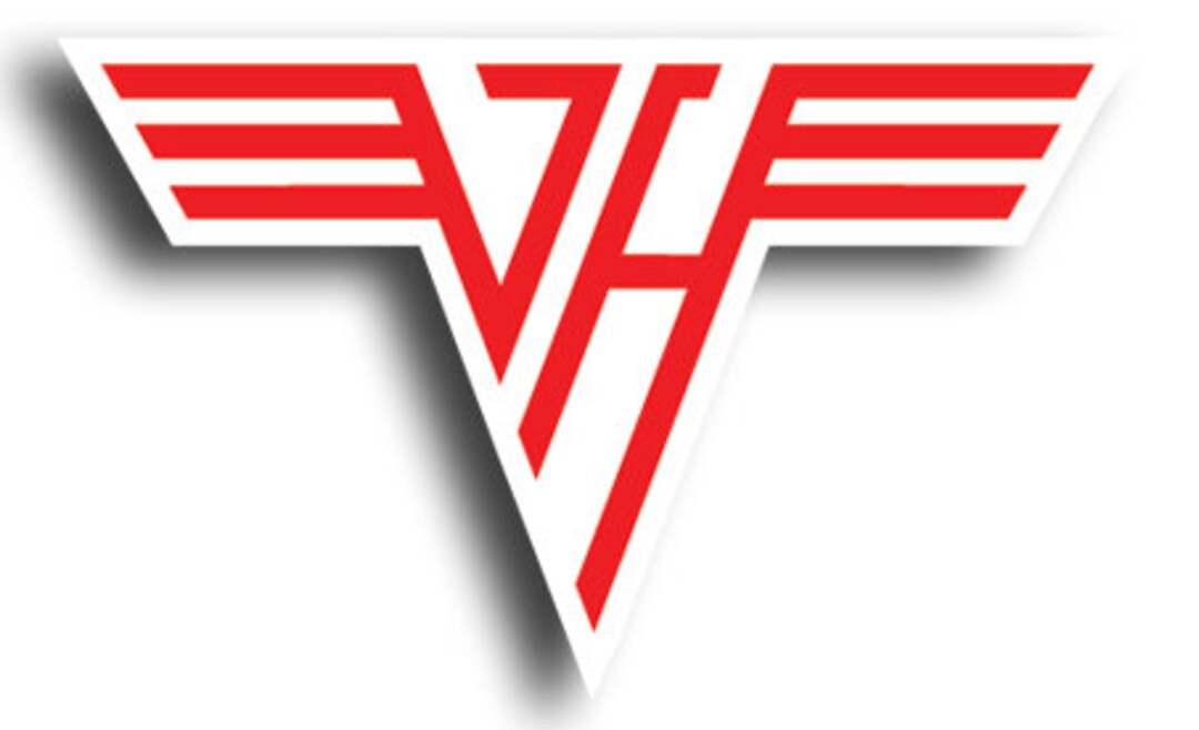 Van Halen Logo Sticker Van Halen Vinyl Decal 10 Sizes - Etsy