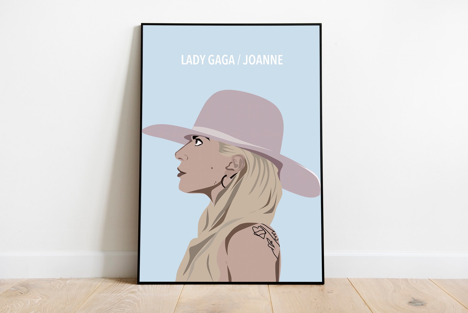 Lady Gaga Joanne Album Cover Digital Illustration A4 Unframed Print - Etsy