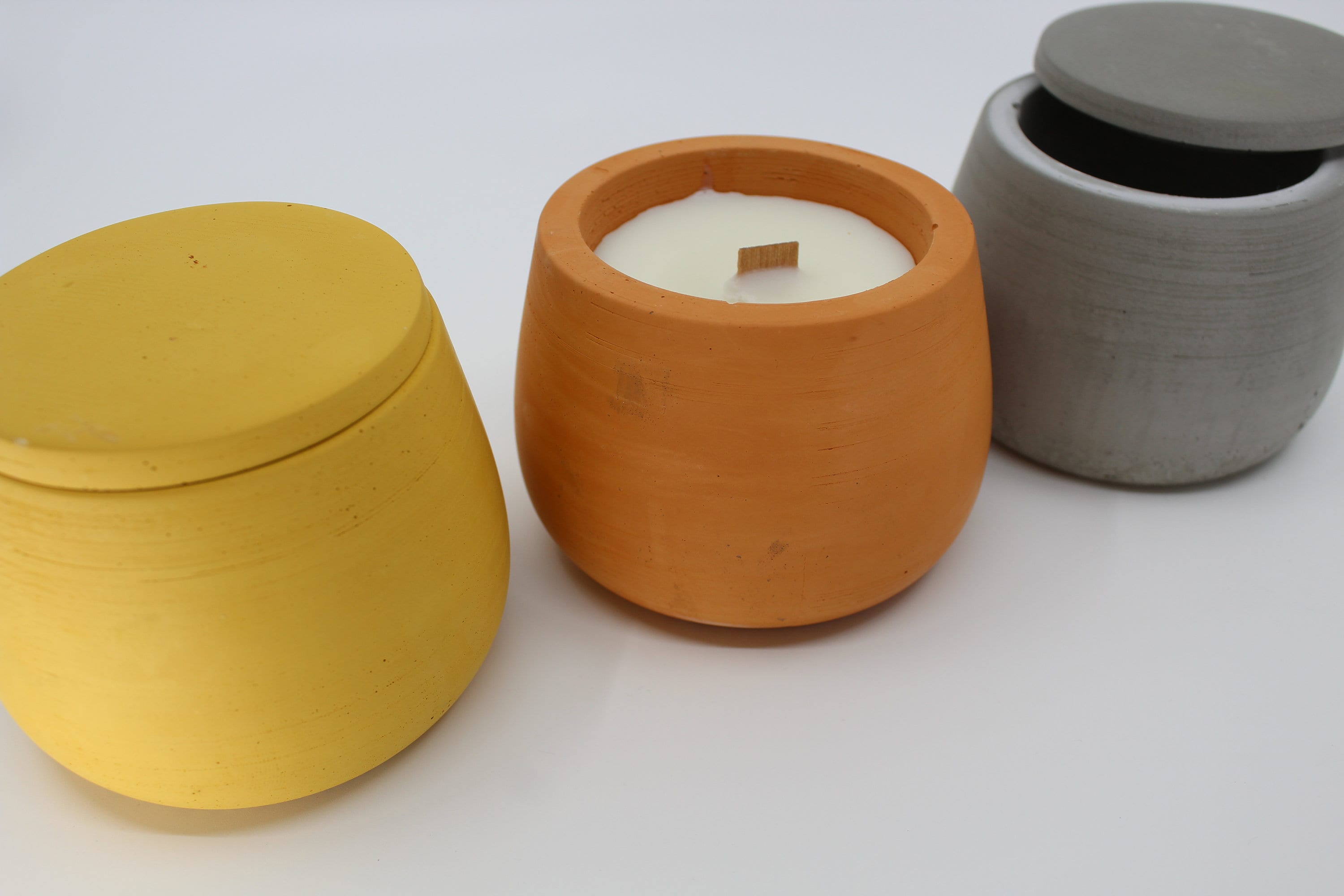 Oval Candle Box With Lid, Silicone Jar Mold, Round Candle Cup, Jewelry ...