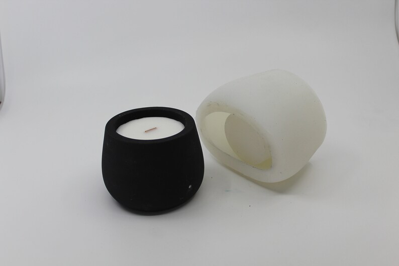 Oval Candle Box, Candle Jar With Lid, Silicone Jar Mold, Jewelry Box ...