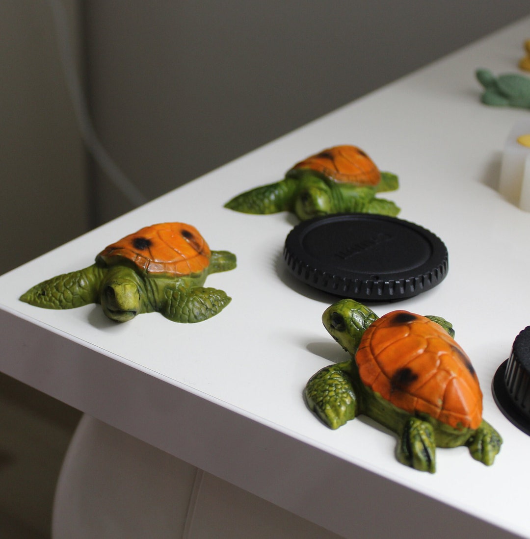 Concrete Turtle Silicone Mold Decorative Garden Turtle - Etsy