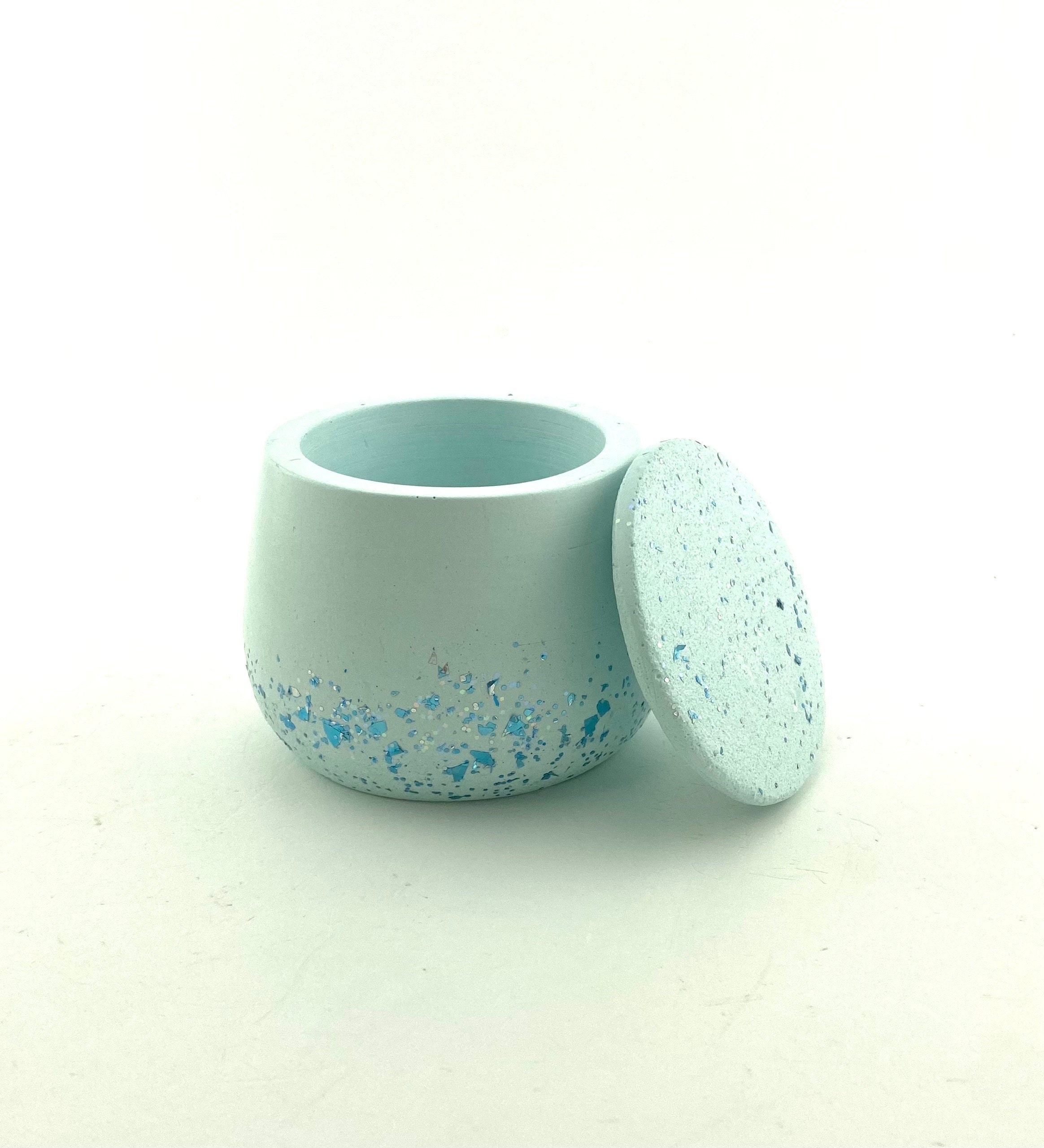 Oval Candle Box With Lid, Silicone Jar Mold, Round Candle Cup, Jewelry ...