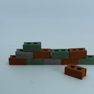 Silicone Mold for Brick, Mini Building Blocks, Architectural Materials ...