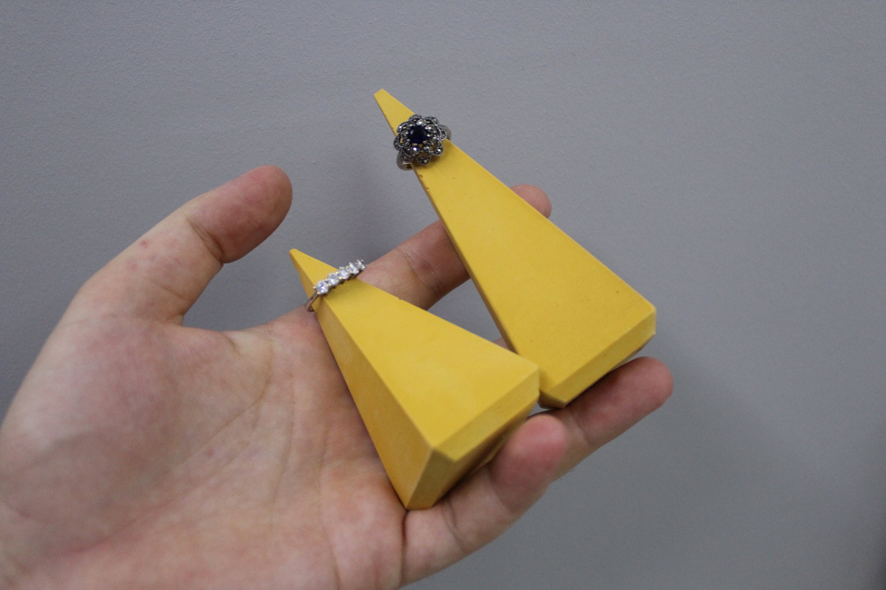 Silicone Ring Holder Ring Holder Mold Pyramid Diamond | Etsy