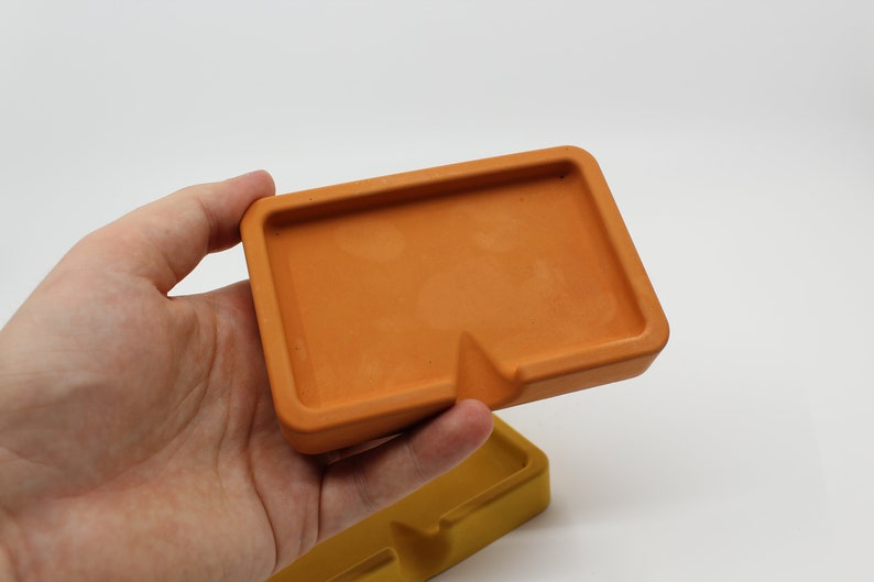 Silicone Soap Dish Mold, Soap Dispenser With Drain, Concrete Soap Dish ...