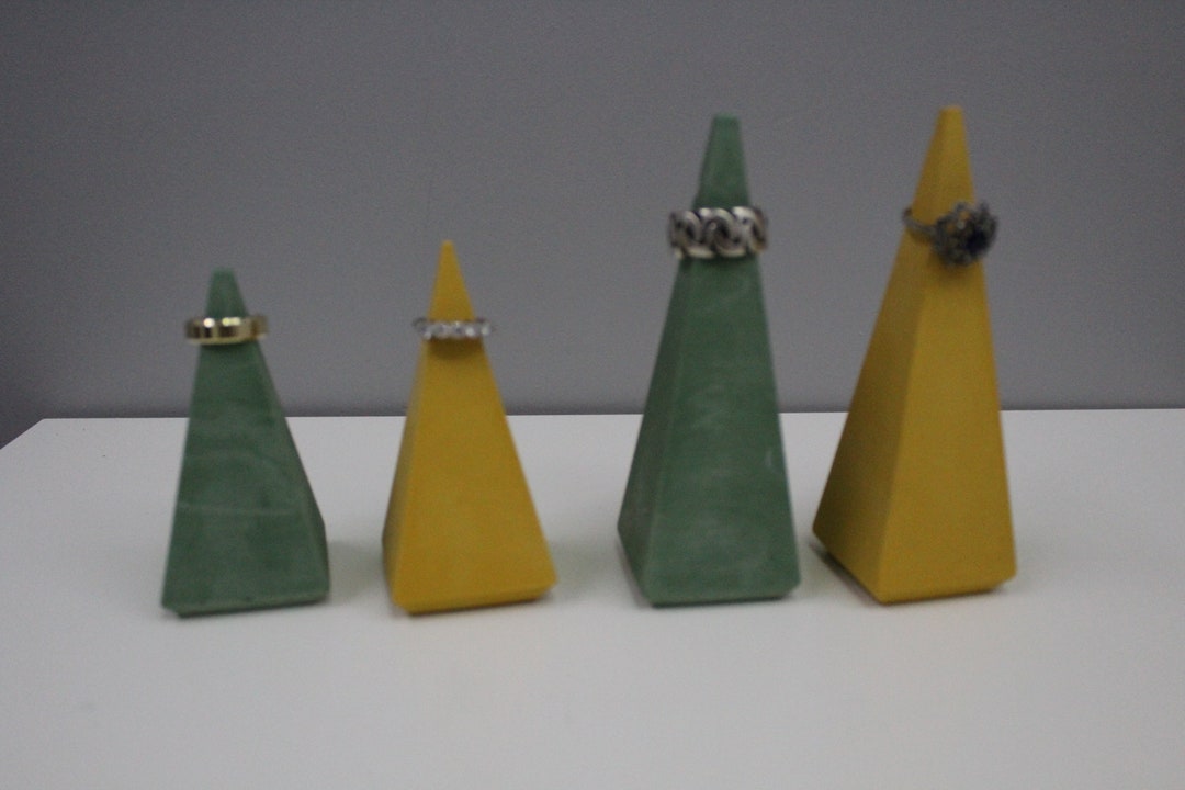 Silicone Ring Holder, Ring Holder Mold, Pyramid Diamond , Jewellery ...