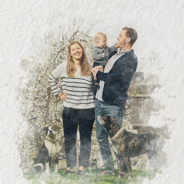 Custom Digital Family Photo - Etsy