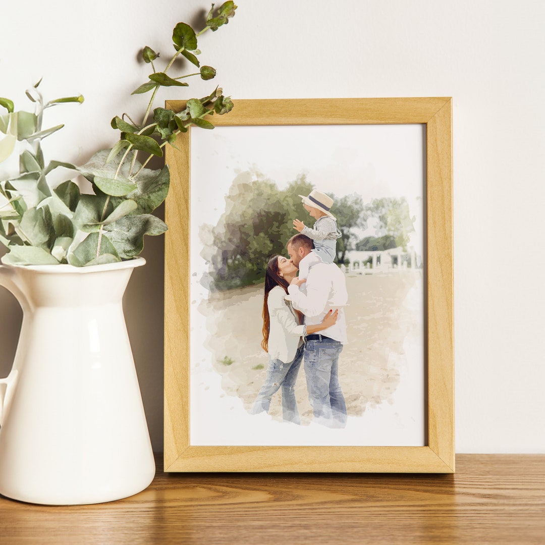 Custom Portrait Mom Personalized Family Mother-son Gift for Mom ...