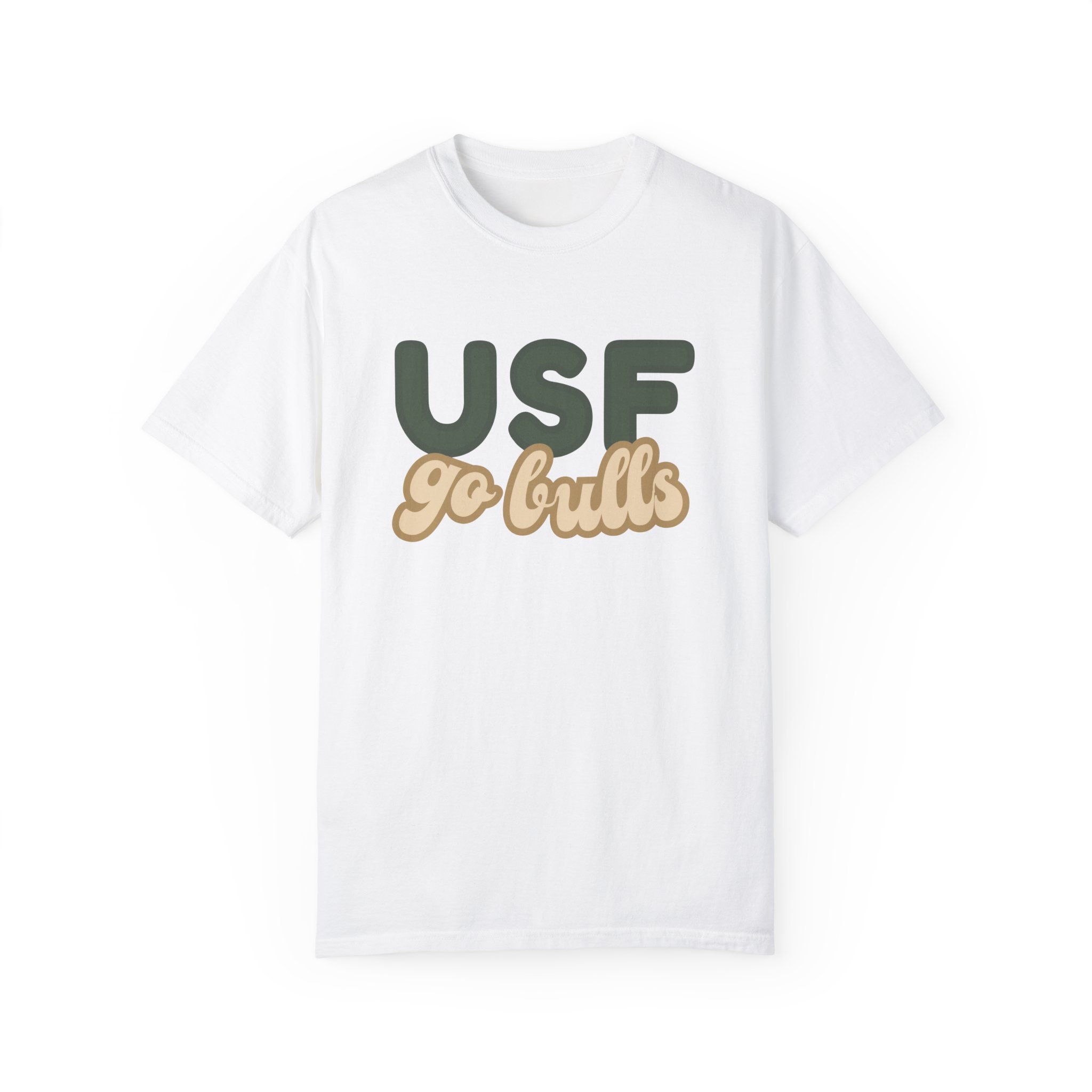 USF Go Bulls Comfort Colors T-shirt, Retro USF T-shirt, University of ...