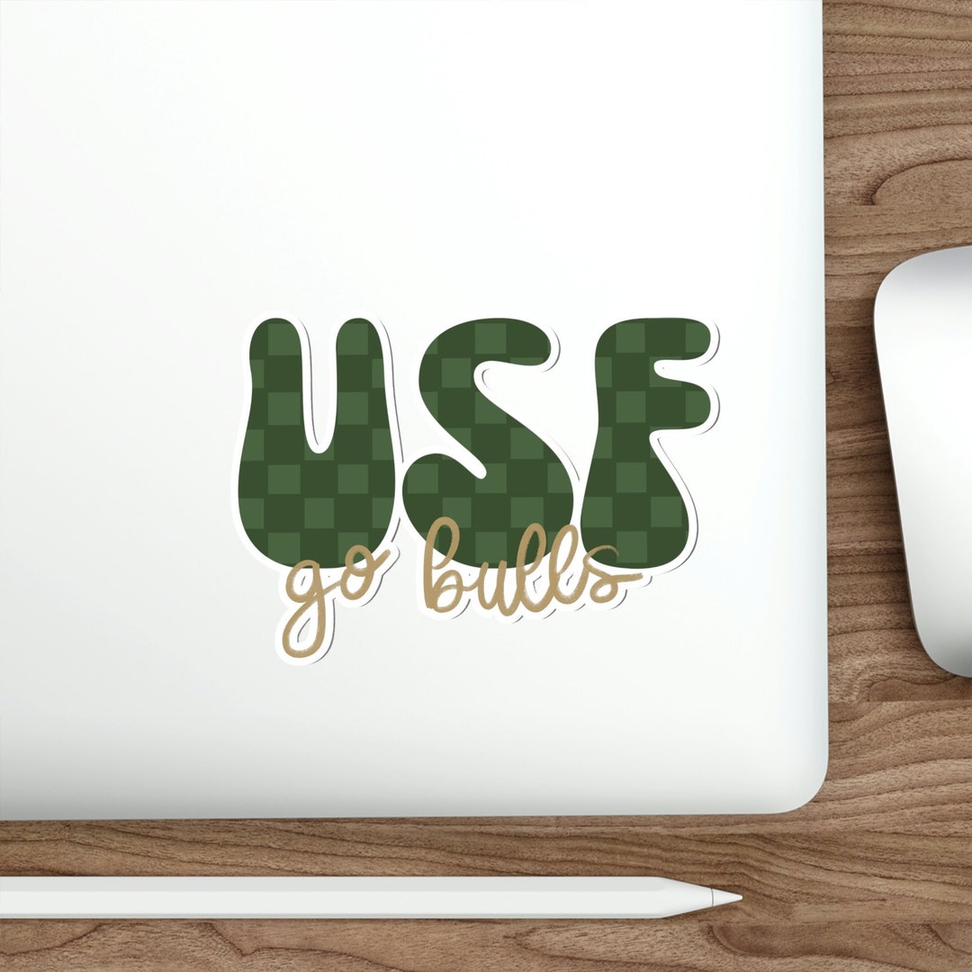Retro USF Sticker Waterproof University of South Florida Sticker USF ...