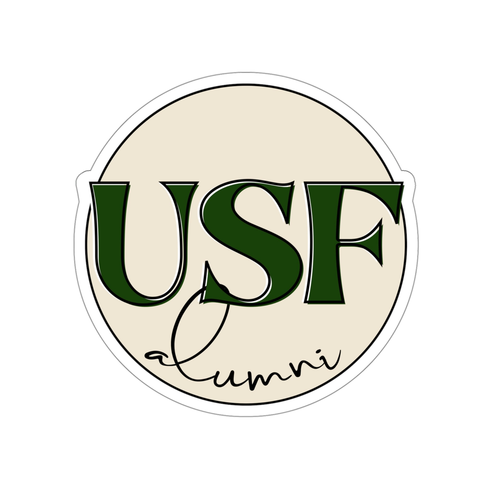 USF Alumni Sticker, University of South Florida Alumni Die Cut Vinyl ...