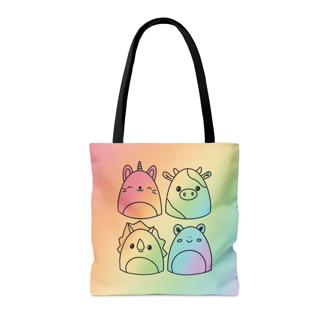 Rainbow Squishmallow Bag, Squishmallow Animal Tote Bag, Squishmallow ...