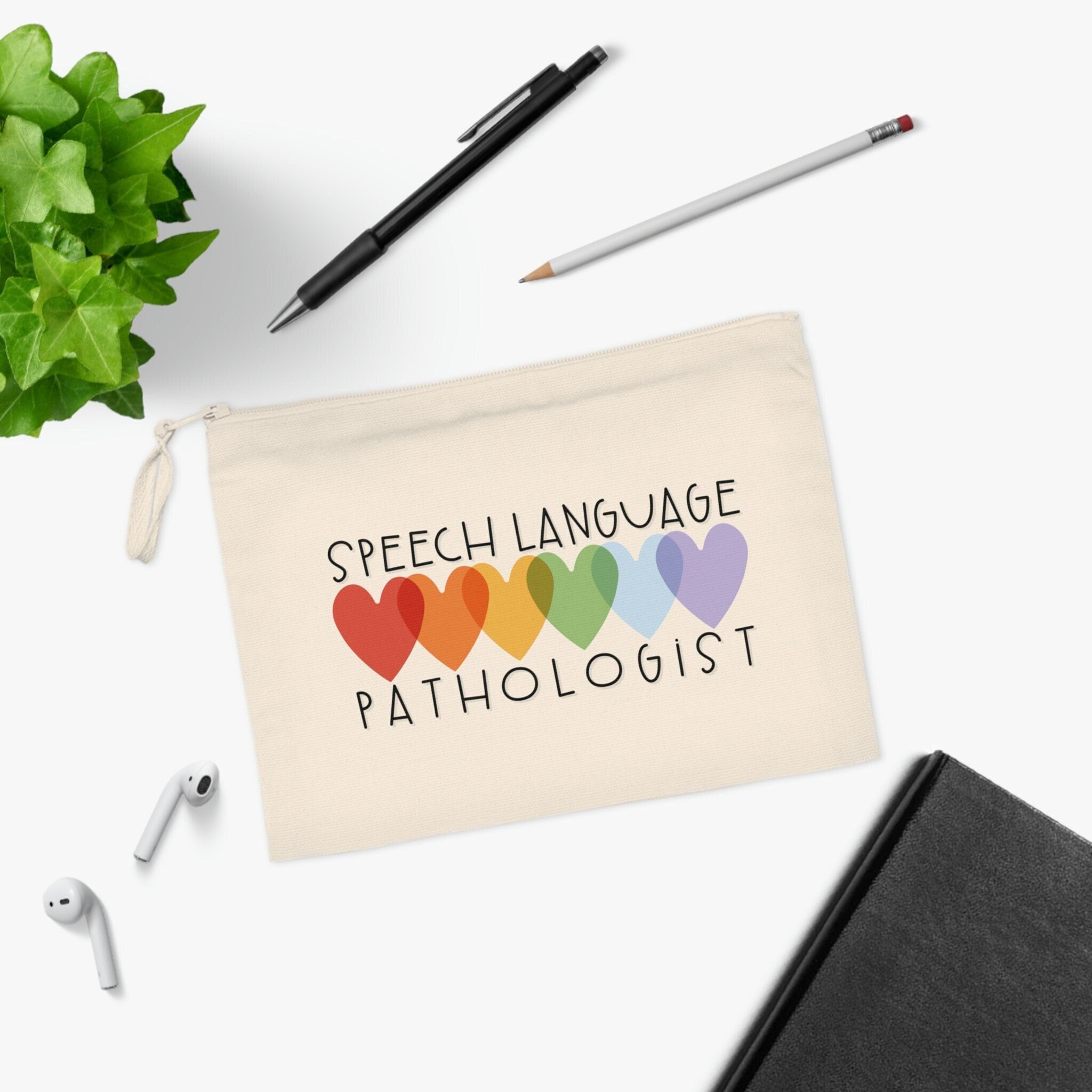 SLP Speech Language Pathologist Pencil Case SLP Gift Pencil Case Speech ...