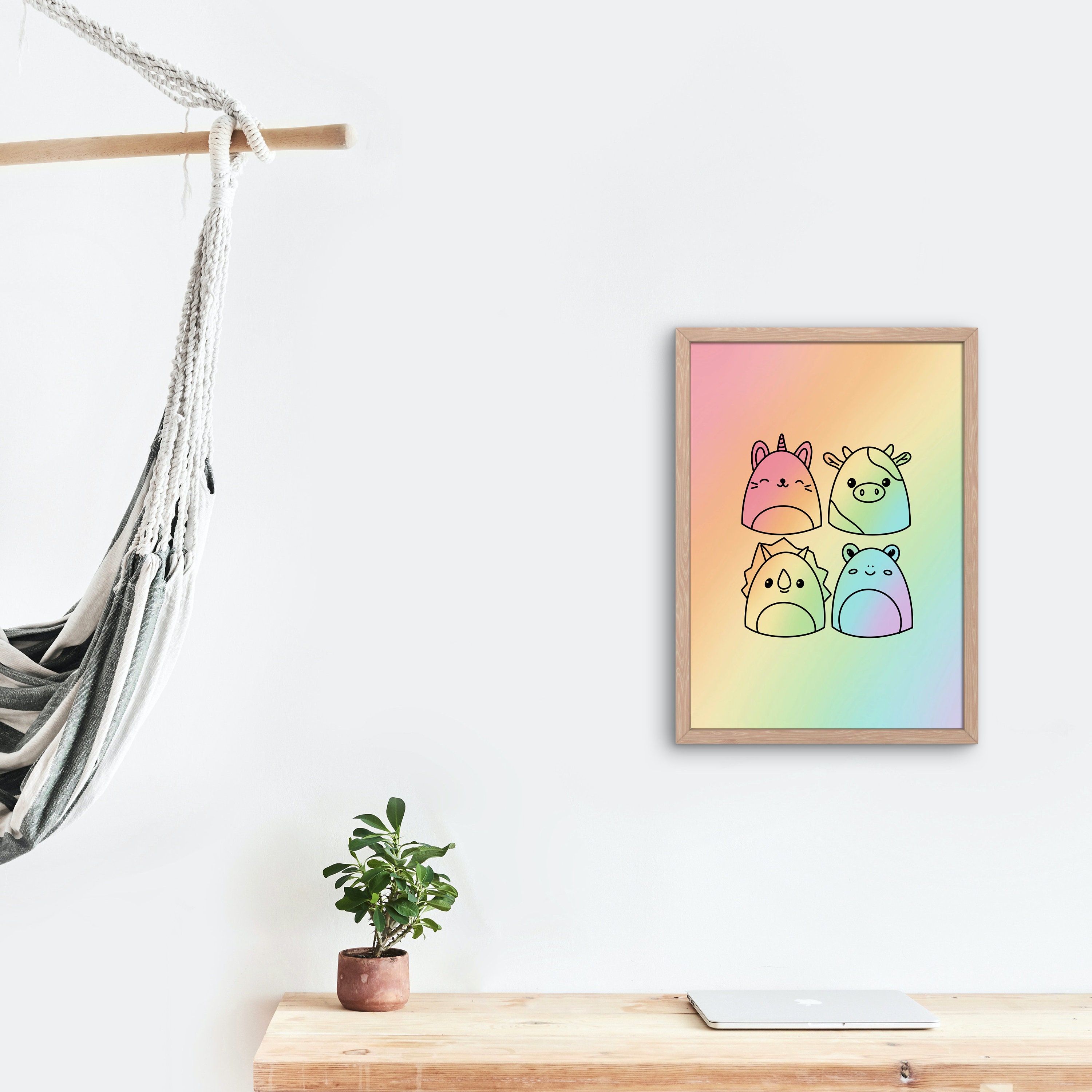 Squishmallow Art Print DIGITAL DOWNLOAD, Squishmallow Wall Art Poster ...