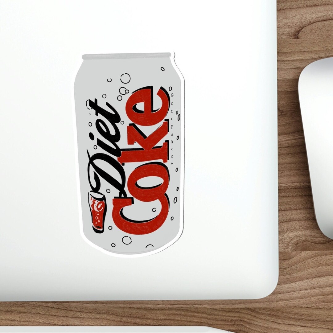 Retro Diet Coke Sticker, Diet Coke Gift, Diet Coke Lover Waterproof ...