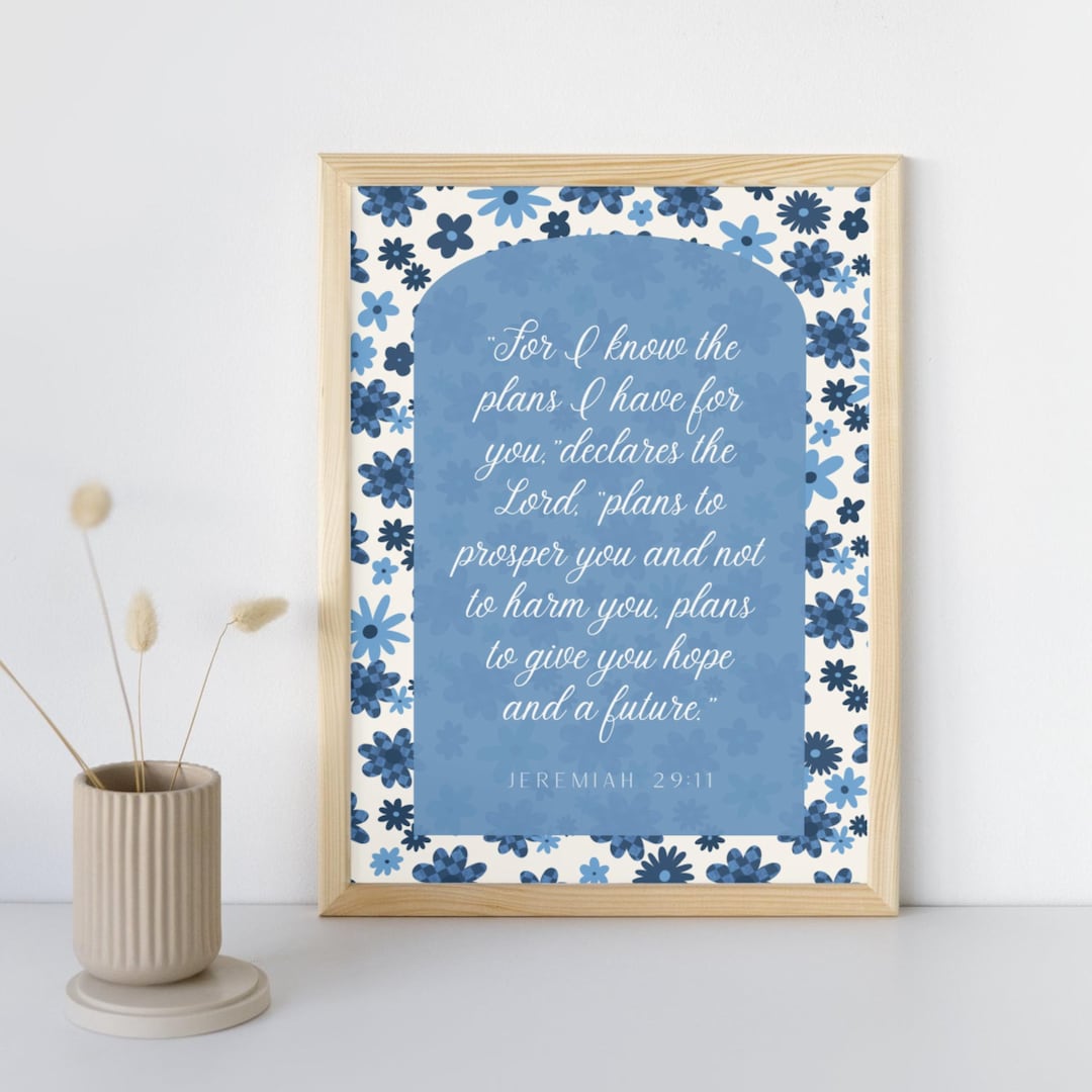 Jeremiah 2911 Digital Download Jeremiah 29 11 Wall Art Jeremiah 29 11 ...