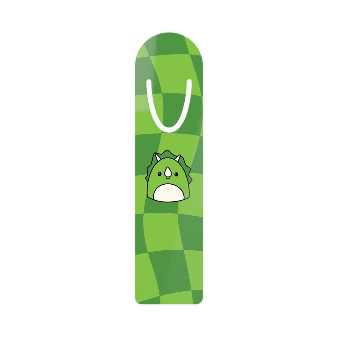Squishmallow Dinosaur Bookmark Squishmallow Bookmark Green Dinosaur ...